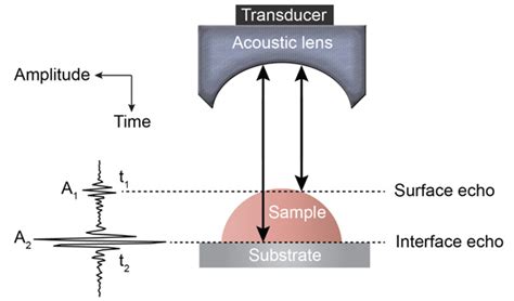 High Frequency Time Resolved Scanning Acoustic Microscopy For