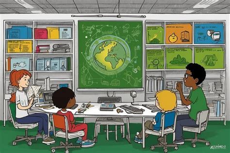 Premium Photo Coding For A Sustainable Future Futuristic Programming Classes With A Purpose