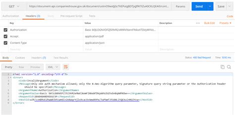 Vba How To Download A Document From Companieshouse Api Through