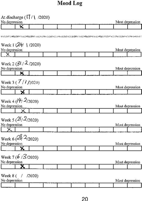 Table 1 From The Mood Log A Tool For Clustered Maintenance TMS