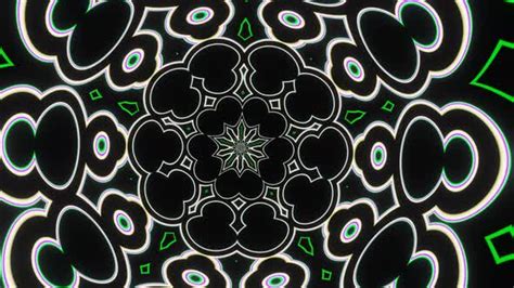 Transformation Of An Abstract Shimmering Mosaic Motion Graphics