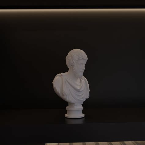 Marcus Aurelius 3d Printed Stl File For Home Decor And Collectors 3d