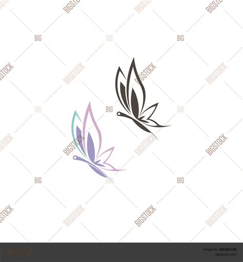 Butterfly Icon Logo Vector And Photo Free Trial Bigstock