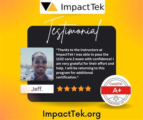 Impacttek It Junkies On Linkedin Itfundamentals Comptiaaplus