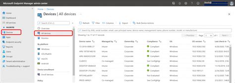 How To Export All Devices Data From Intune Portal Endpoint Manager Device Management Blog