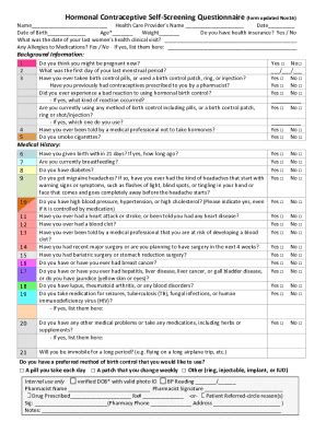 Fillable Online Hormonal Contraception Protocol A Pdf Fax Email Print PdfFiller