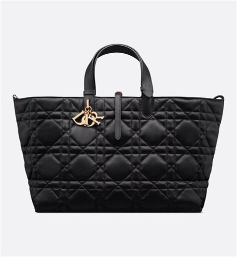 Сумка Dior Toujours модель большого формата Телячья кожа Macrocannage