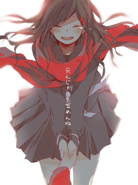 「死んじゃったごめんね」「烏鴨」のイラスト Pixiv Menina Anime Personagens De Anime