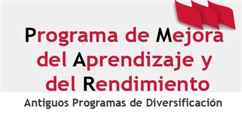 Pmar Programa Mejora Aprendizaje Y Rendimiento Alumnado De Eso Stecyl I