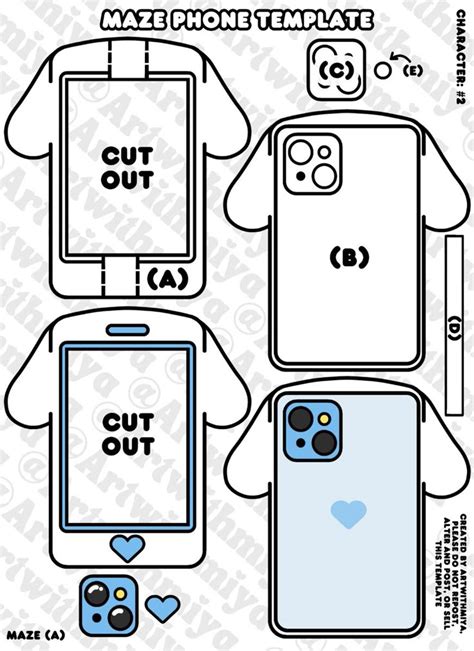 Cinnamoroll Maze Phone Template ♡ A Printable Diy Crafts Hello