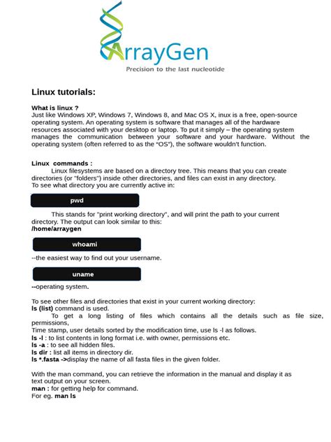 Arraygen Linux Manual Pdf Computer File Zip File Format