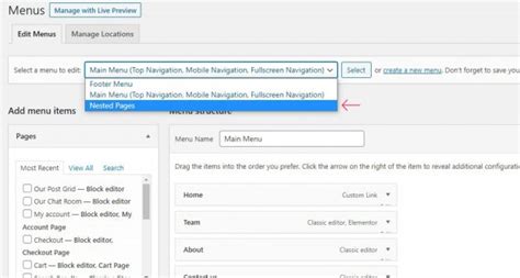 how to use wordpress nested pages for better page management qode