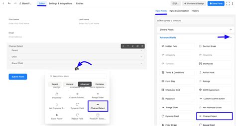 Chained Select Field In Fluent Forms Fluent Forms