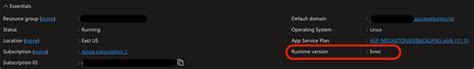 Encountered An Error Serviceunavailable From Host Runtime On 2