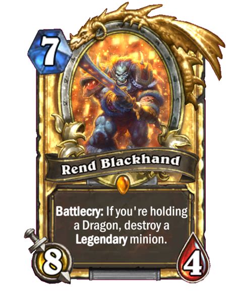 Rend Blackhand New Hearthstone Wiki