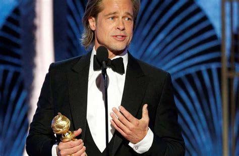 El Discurso De Brad Pitt En Los Globos De Oro 2020 La Cara De Aniston