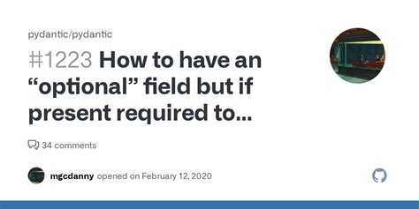 How To Have An “optional” Field But If Present Required To Conform To