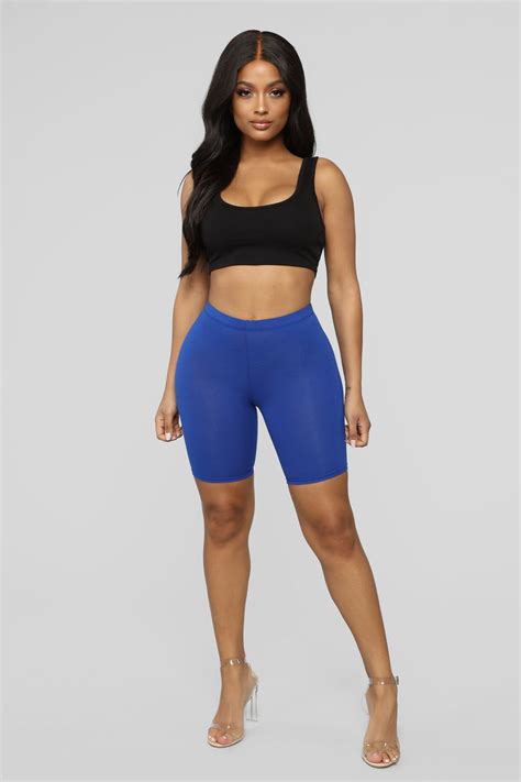 Natalee Biker Shorts Chocolate Fashion Nova