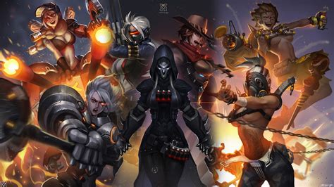 Overwatch Girls Wallpaper By Razor9809 On Deviantart