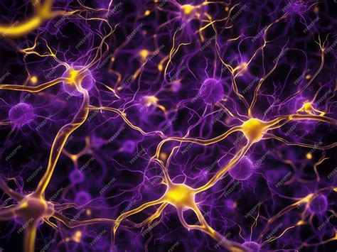 Premium Ai Image Neuronal Network With Electrical Activity Of Neuron