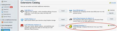 LiteSpeed S Plesk Extension Now Available In Plesk Extensions Catalog