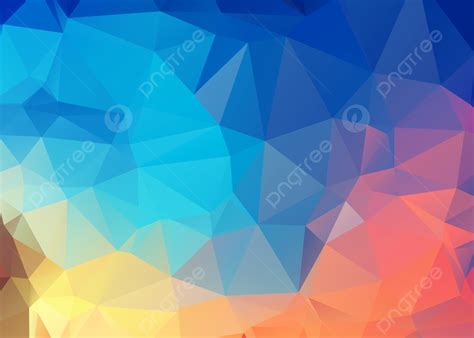 Blue Low Side Triangle Abstract Geometric Gradient Background Low Side Triangle Abstract