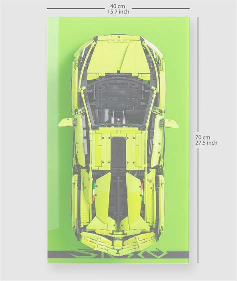Wall Mount Display For Lego® Technic 42115 Lamborghini Sián Sticker