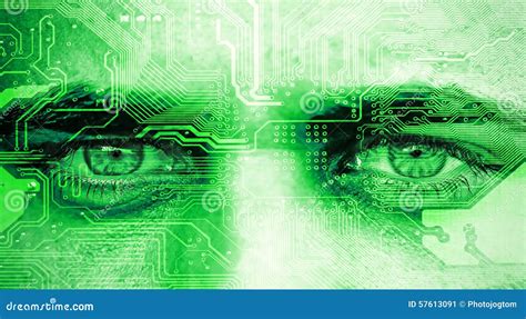 Data Eye Stock Image Image Of Identification Board 57613091