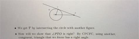 solved intersecting tangents theorem 54 let p be a point