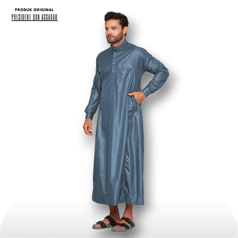Jual Gamis Pria Putih Polos Dewasa Jubah Pria Dewasa Kombinasi Gamis Pria Jubah Pria Jubah