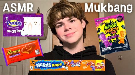 Asmr Halloween Candy Mukbang Youtube