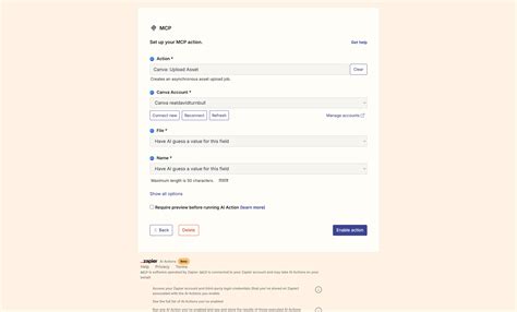 Zapier Canva Mcp Canva Connect Apis Documentation