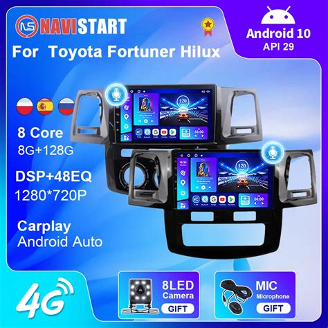 Car Radio For Toyota Fortuner Hilux Revo 2008 2014 Gps Navigation