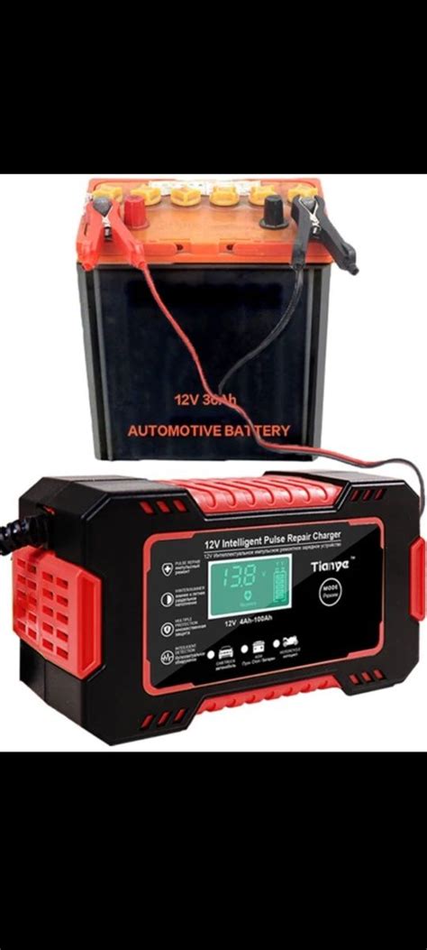 Зарядное устройство с функцией восстановления аккумулятора автомобиля Аксессуары для салона