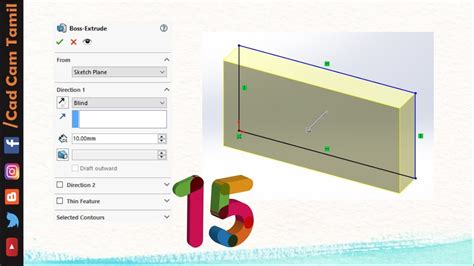 Solidworks Tamil Tutorial Part YouTube