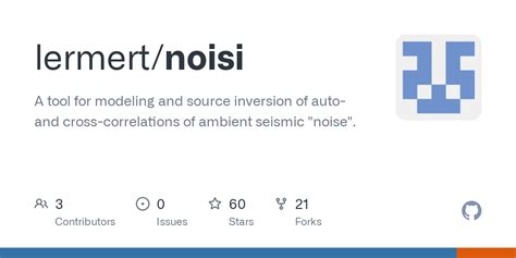 Github Lermertnoisi A Tool For Modeling And Source Inversion Of