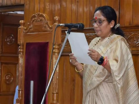 Ritu Khanduri Becomes Uttarakhands First Woman Assembly Speaker