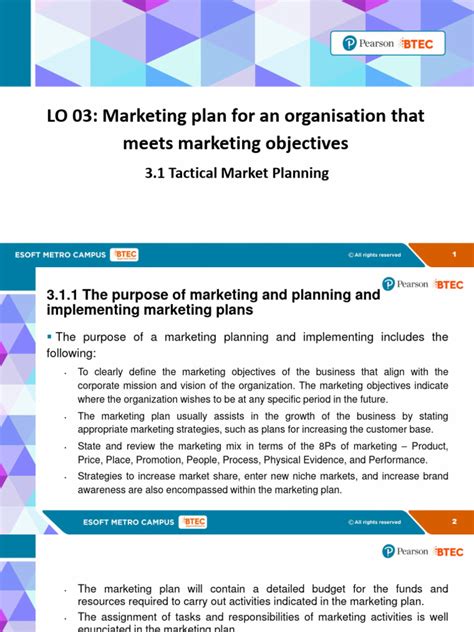 2874 1633332802317 Hnd Mpp Tactical Market Planning Pdf Marketing