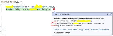 Android Unable To Call Activity For Result Stack Overflow