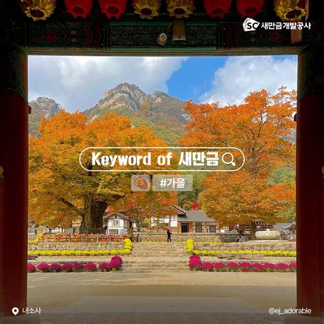 새만금개발공사 키워드로 만나보는 새만금 가을을 물씬 느낄 수 있는 새만금 여행지 사진으로 함께