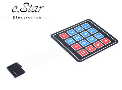 Aliexpress Com Buy 1PCS LOT 4 4 Matrix Array Matrix Keyboard 16 Key Membrane Switch Keypad 4X4