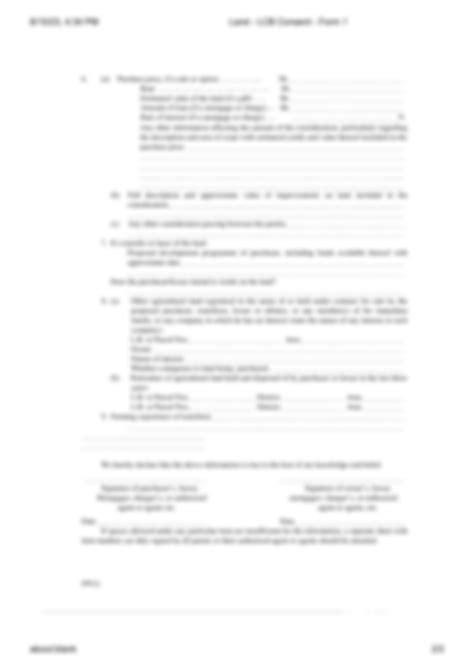 Solution Land Lcb Consent Form 1 Property Law 2023 2024 University Of