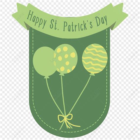 성 패트릭의 날 녹색 풍선 카드 일러스트제전문화 Png 일러스트 무료 다운로드 Lovepik
