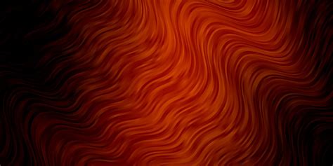 Dark Orange Vector Background With Bows Colorful Geometric Sample With Gradient Curves Pattern