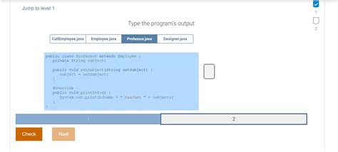 Solved Jump To Level 1 DA Type The Program S Output Chegg Com