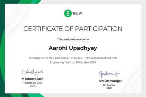 Aarohi Upadhyay On Linkedin Guvihcl Datascience