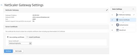 Setup And Configure A Netscaler 11 1 Vpx In Microsoft Azure Including Netscaler Gateway Ica