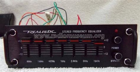 Realistic Stereo Frequency Equalizer Ampl Mixer Radio Shack Tandy