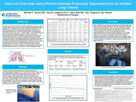 Improved Outcomes Using Roboticassisted Pulmonary Segmentectomy For