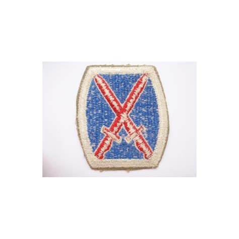 Us Army 10th Infantry Division Patch Gradia Military Insignia